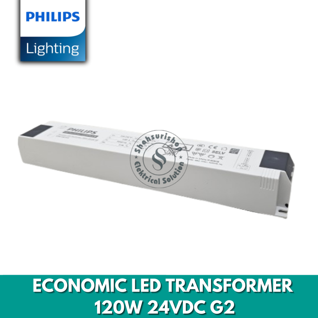 Jual PHILIPS POWER SUPPLY ECONOMIC LED TRANSFORMER 120 & 180 WATT 24 V ...
