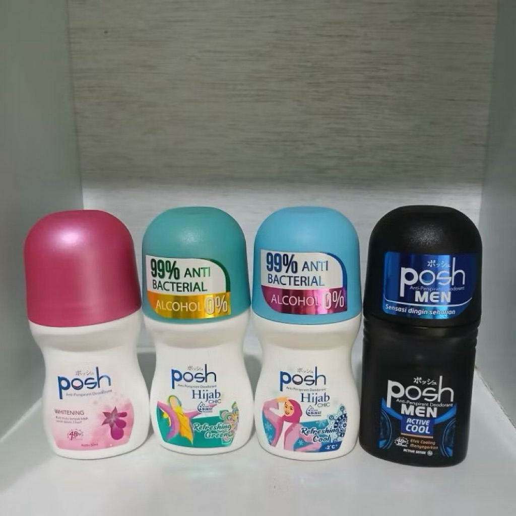 Jual Posh deo roll on whitening 50ml original | Shopee Indonesia