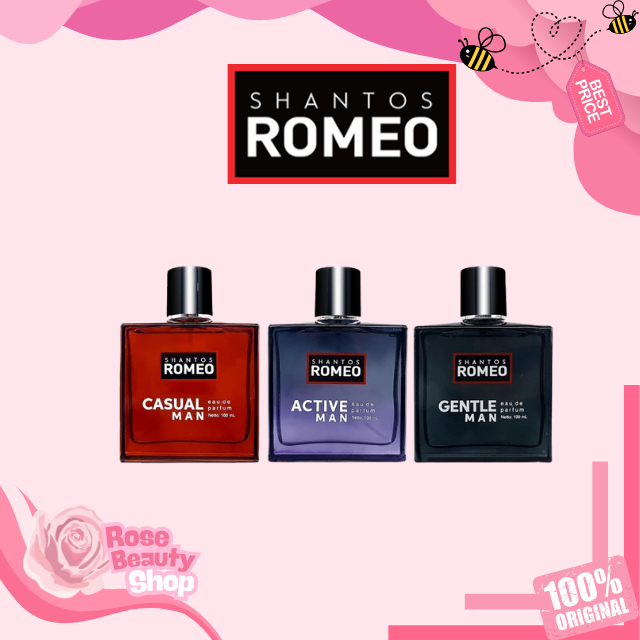 Jual Shantos Romeo EDP 100ml Active | Gentle | Casual | Shantos romeo ...