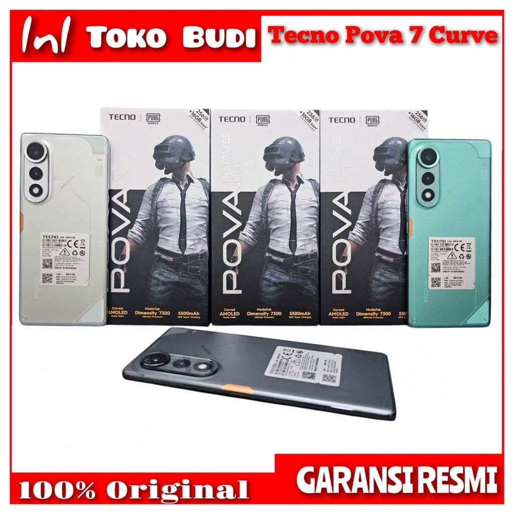 Jual Tecno Pova 7 Curve 8/256GB + Pova 7 Ultra 12/256 /5 Pro Garansi ...