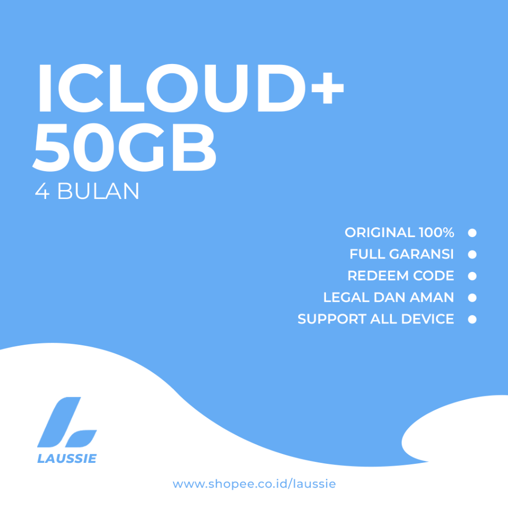 Jual ICLOUD+ 50GB 4 BULAN TERMURAH DARI YANG LAIN | Shopee Indonesia