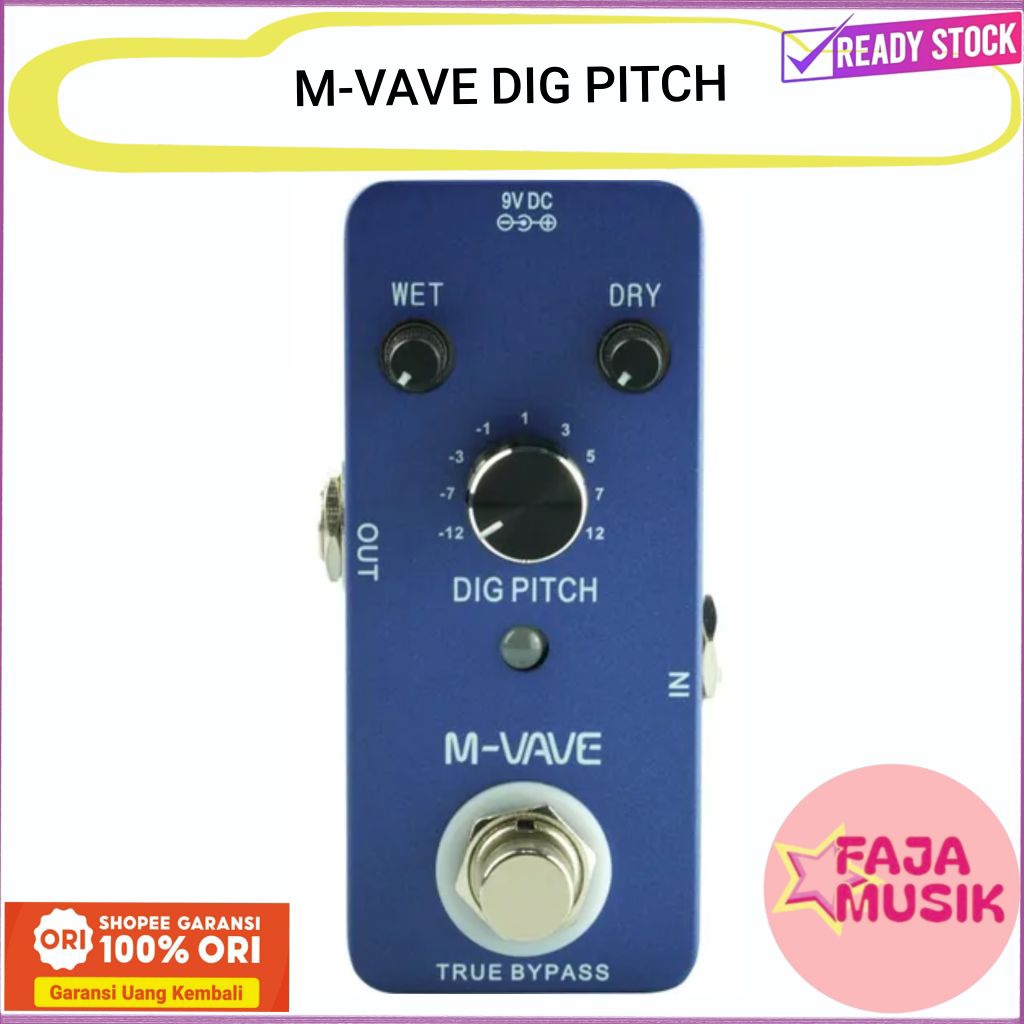 Jual Efek Gitar M-VAVE Dig Pitch Shifter Harmonist Digital Shifting ...