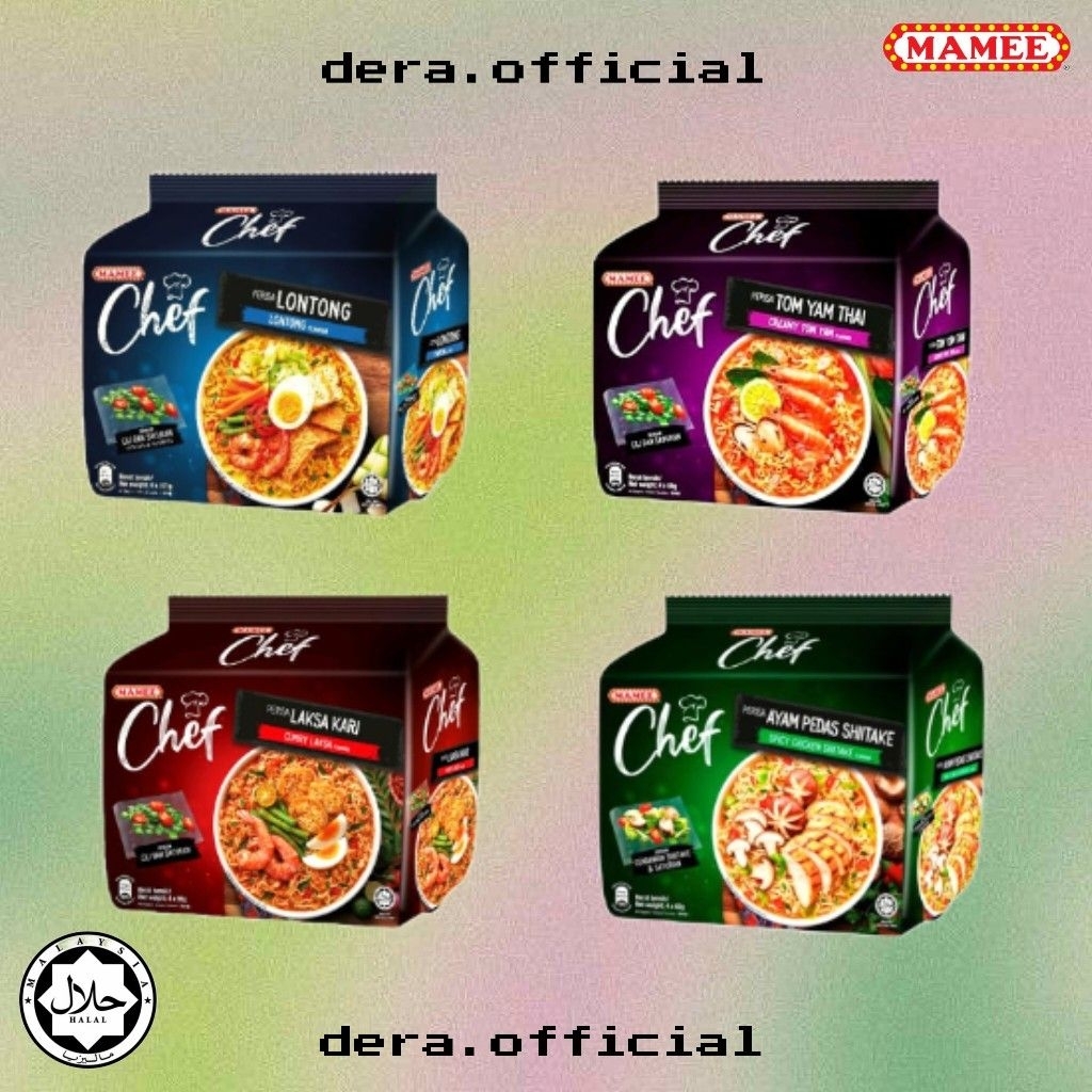 Jual Mie Mamee Chef Malaysia Halal | Shopee Indonesia