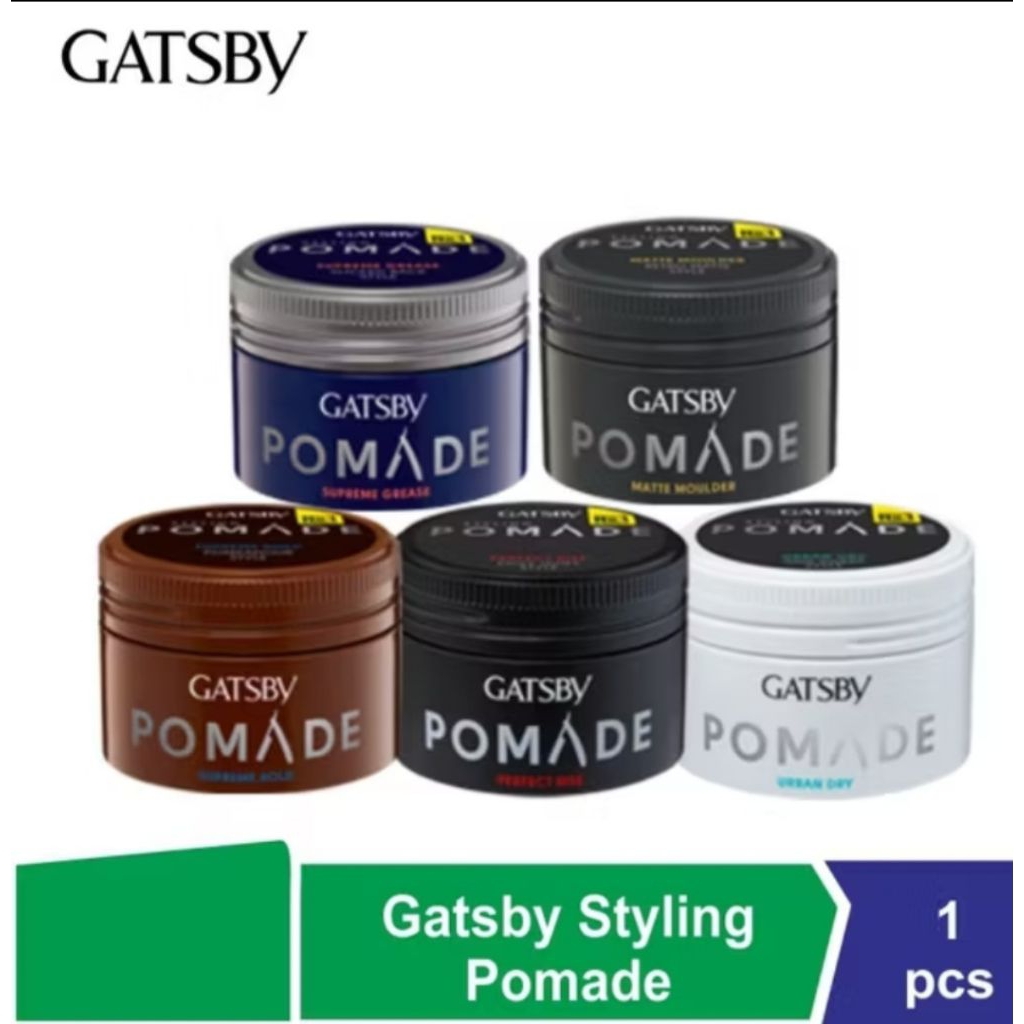 Jual GATSBY POMADE 30 GR & 75 GR [minyak rambut ] | Shopee Indonesia