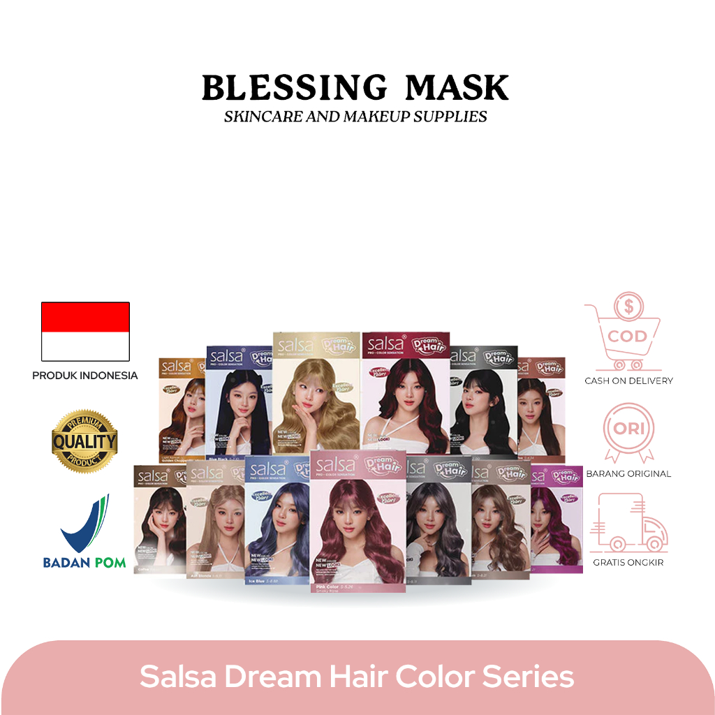 Jual SALSA PRO Color Sensation | Hair Color - Cat Semir Rambut Permanen ...
