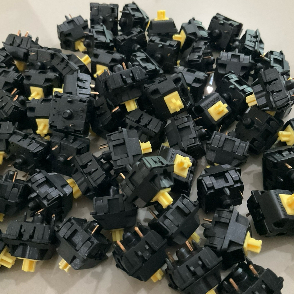Jual Gateron KS3 KS-3 Yellow Linear Switch Lubed Krytox for Mechanical ...
