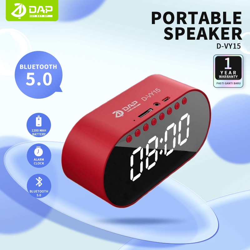 Jual DAP D-VY15 Clock Bluetooth Digital Speaker Multifungsional ...