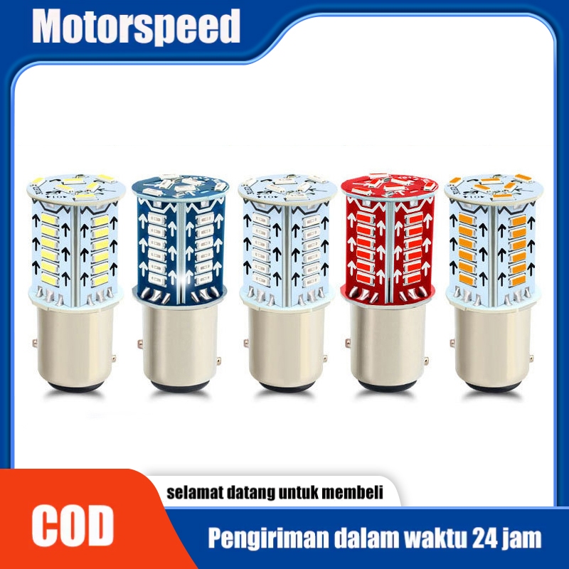 Jual MOTORSPEED Lampu Rem LED Sepeda Motor 1157 Lampu Belakang Belakang ...