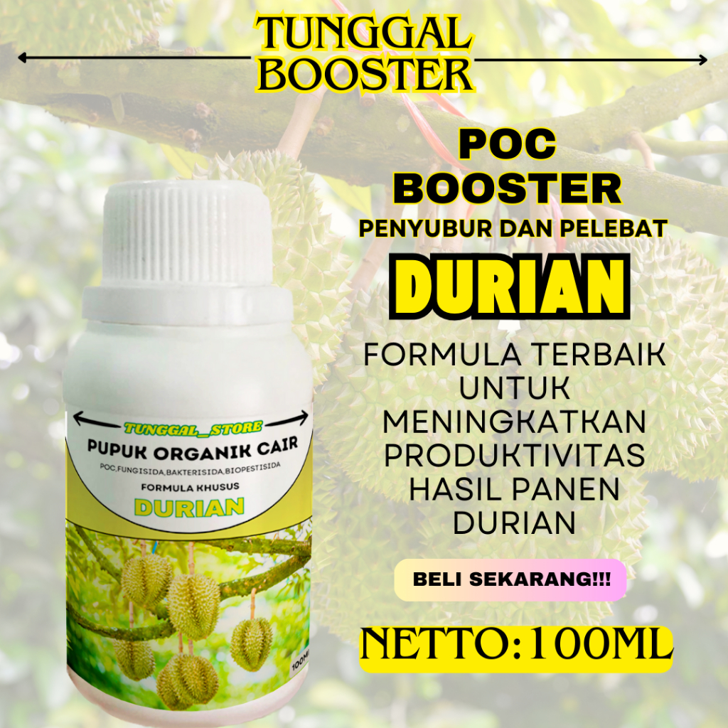 Jual Pupuk Organik Cair Tanaman durian/Pupuk durian/Pupuk Pelebat Buah Durian/Pupuk agar Bunga ...