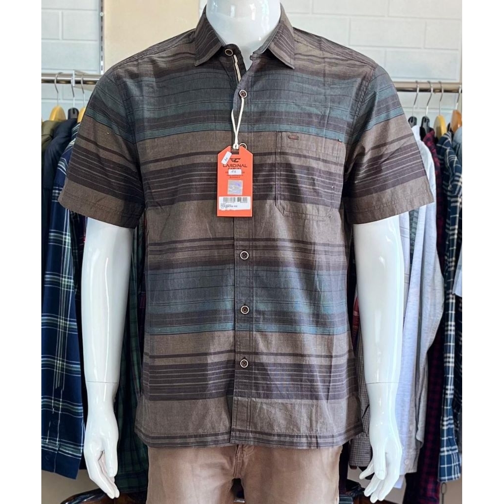 Jual TERMURAH KEMEJA CARDINAL CASUAL LENGAN PENDEK NEW SERIES | Shopee ...