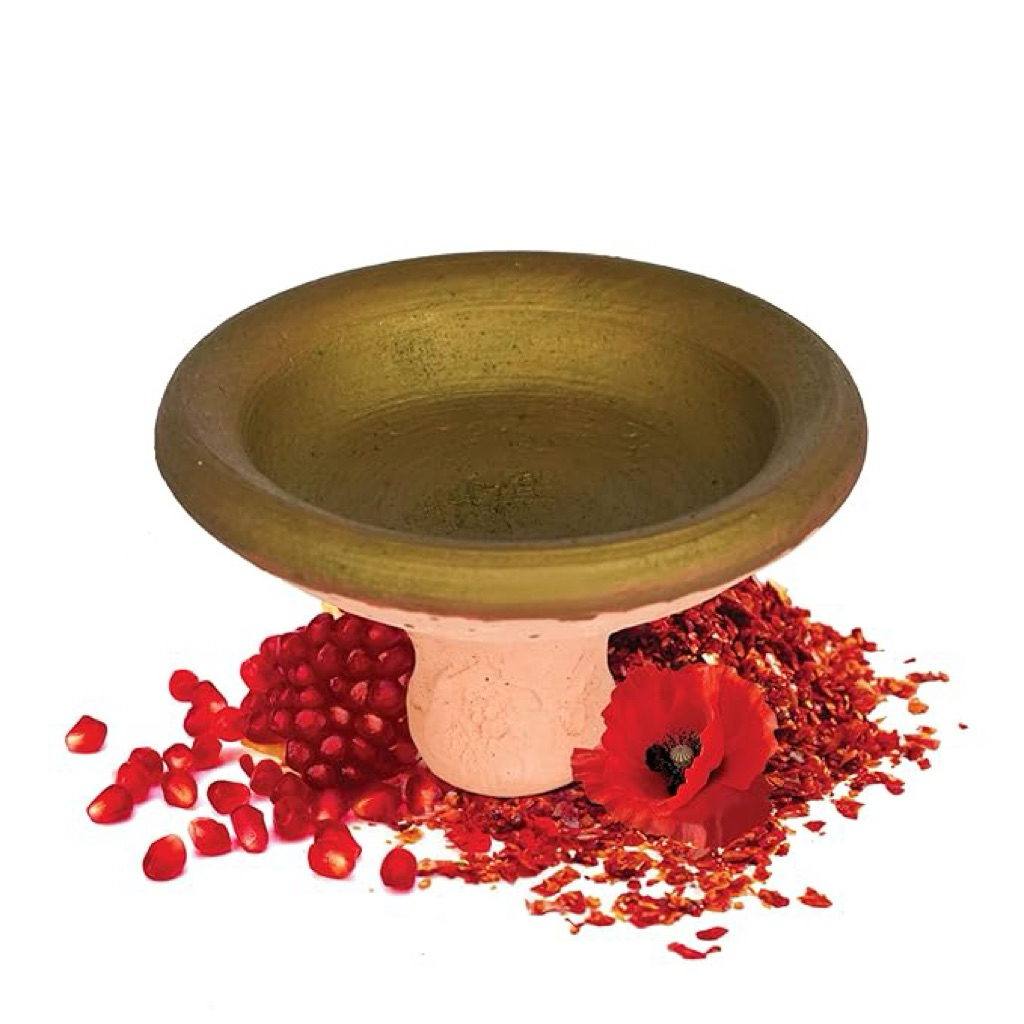 Jual Traditional Moroccan Aker Fassi Clay Pot Lip Stain – Deep Red ...