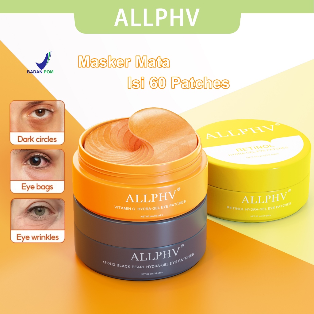 Jual [BPOM] Allphv Masker Mata Eye Mask60pcs -Masker Mata Panda ...