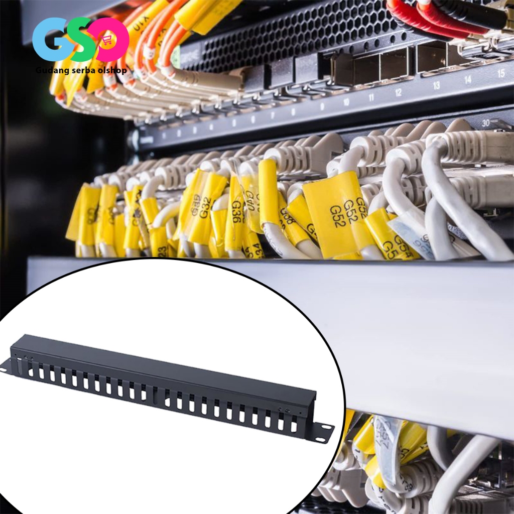 Jual 19 Inci Kabel Manager Wire Management Asesoris Cable Manager 1u ...