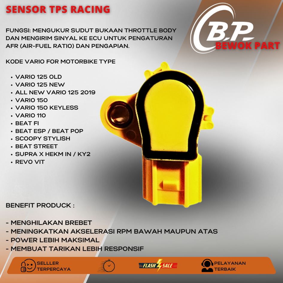 Jual TPS Sensor Super Flow - Vario Sonic CRF Beat PCX - Mio J Lexi ...