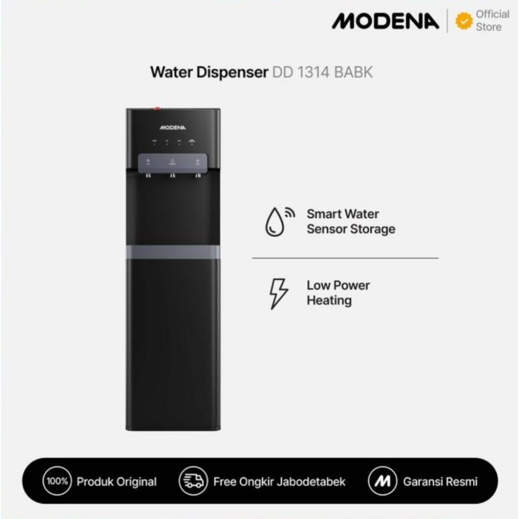 Jual MODENA DD 1314 BABK Dispenser Galon Bawah Kompresor 190 Watt ...
