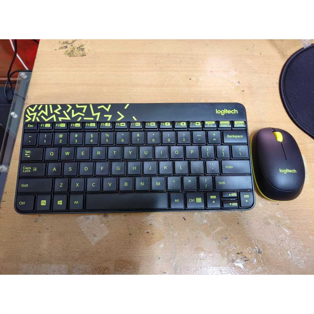 Jual Logitech MK240 Wireless Keyboard dan Mouse [Baca Deskripsi] | Shopee Indonesia