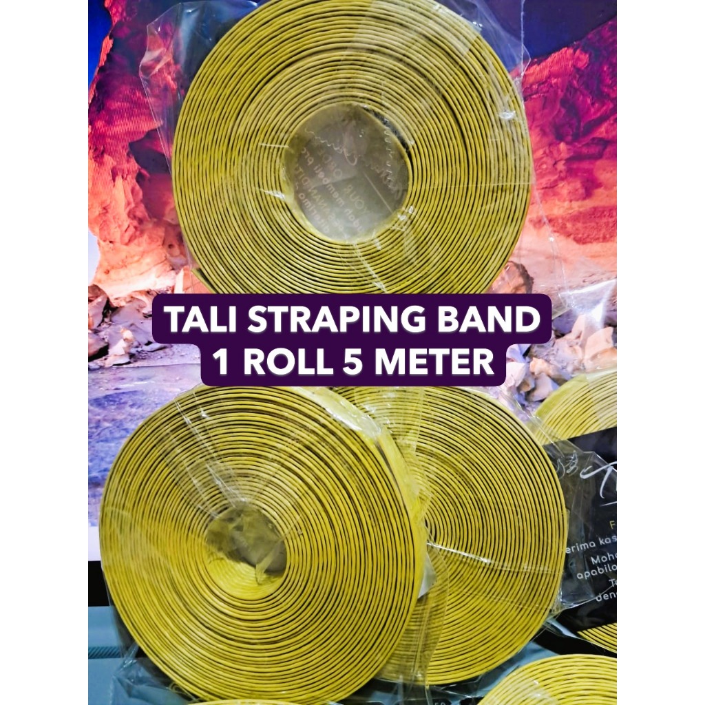 Jual [PGATK] JUAL Tali Strapping Band - Tali Packing Barang - Tali Klem ...