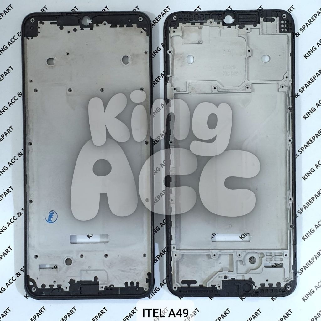 Jual FRAME DUDUKAN LCD TULANG TENGAH ITEL A49 MIDDLE FRAME BLACK ...
