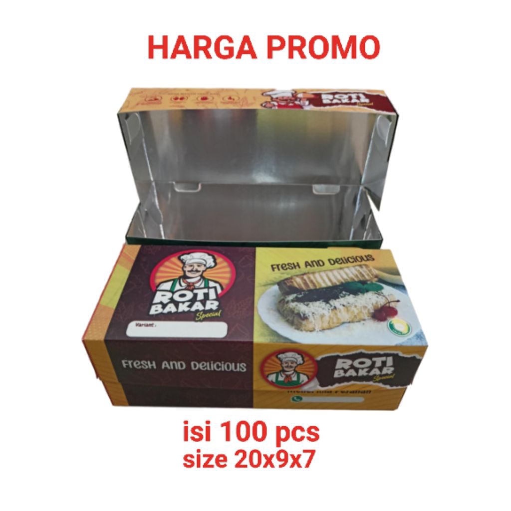 Jual BOX ROTI BAKAR BANDUNG / DUS ROTI BAKAR BANDUNG / KEMASAN ROTI ...