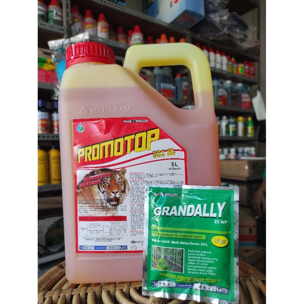 Jual Racun rumput Herbisida sistemik, PROMOTOP 531 SL 5L | Shopee Indonesia