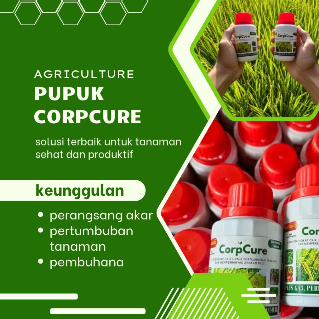 Jual CorpCure trisonic 100ml - pupuk perangsang tanaman & pembuahan ...