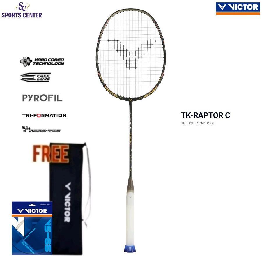 Jual New Raket Badminton Victor Thruster Raptor C / TK-Raptor C ...