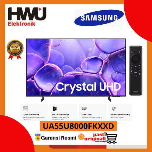 Jual PROMO>>>SAMSUNG LED UA55U8000F CRYSTAL UHD 4K SMART TV 55 ...