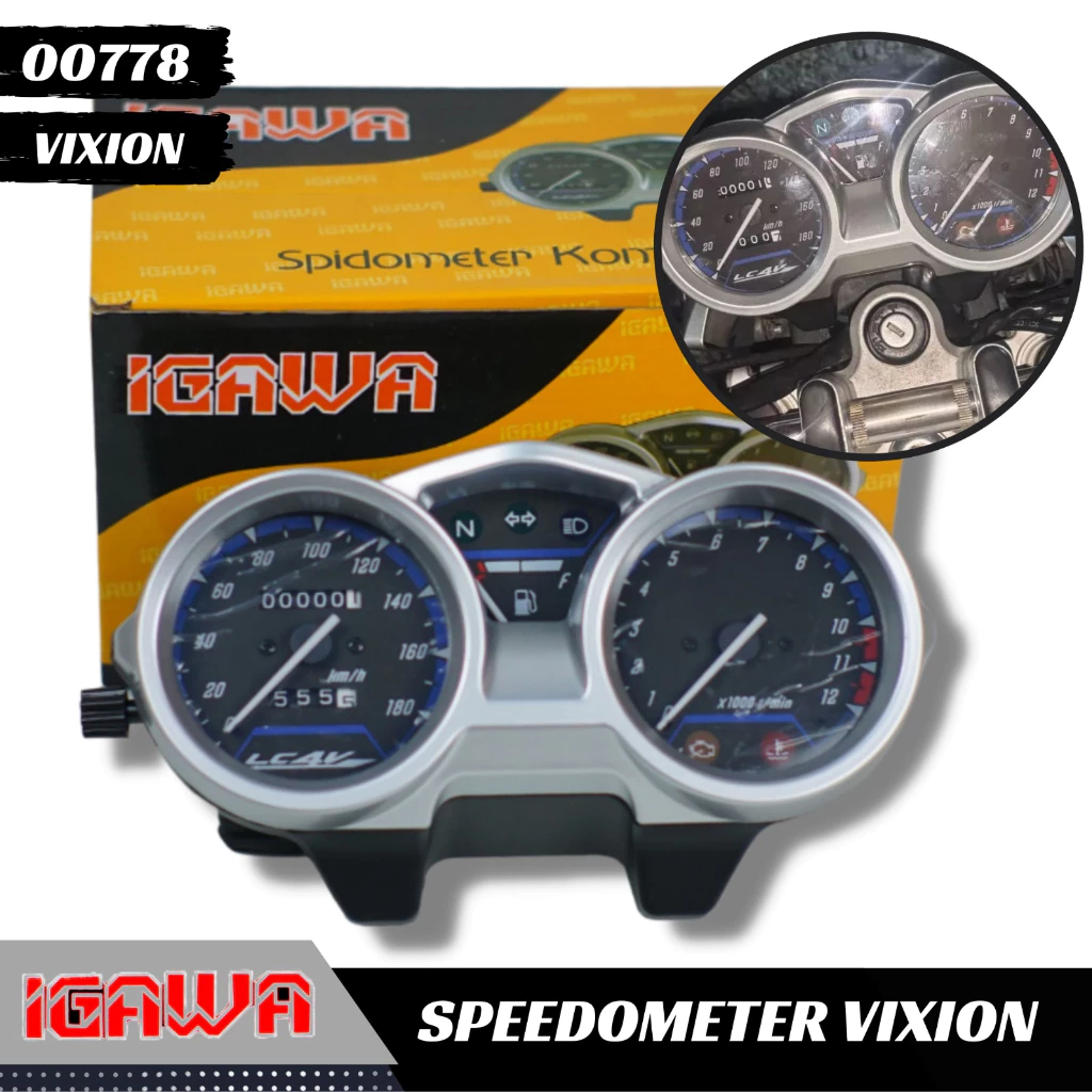 Jual Spedometer Assy Kilometer Set Yamaha Vixion Old Speedometer ...