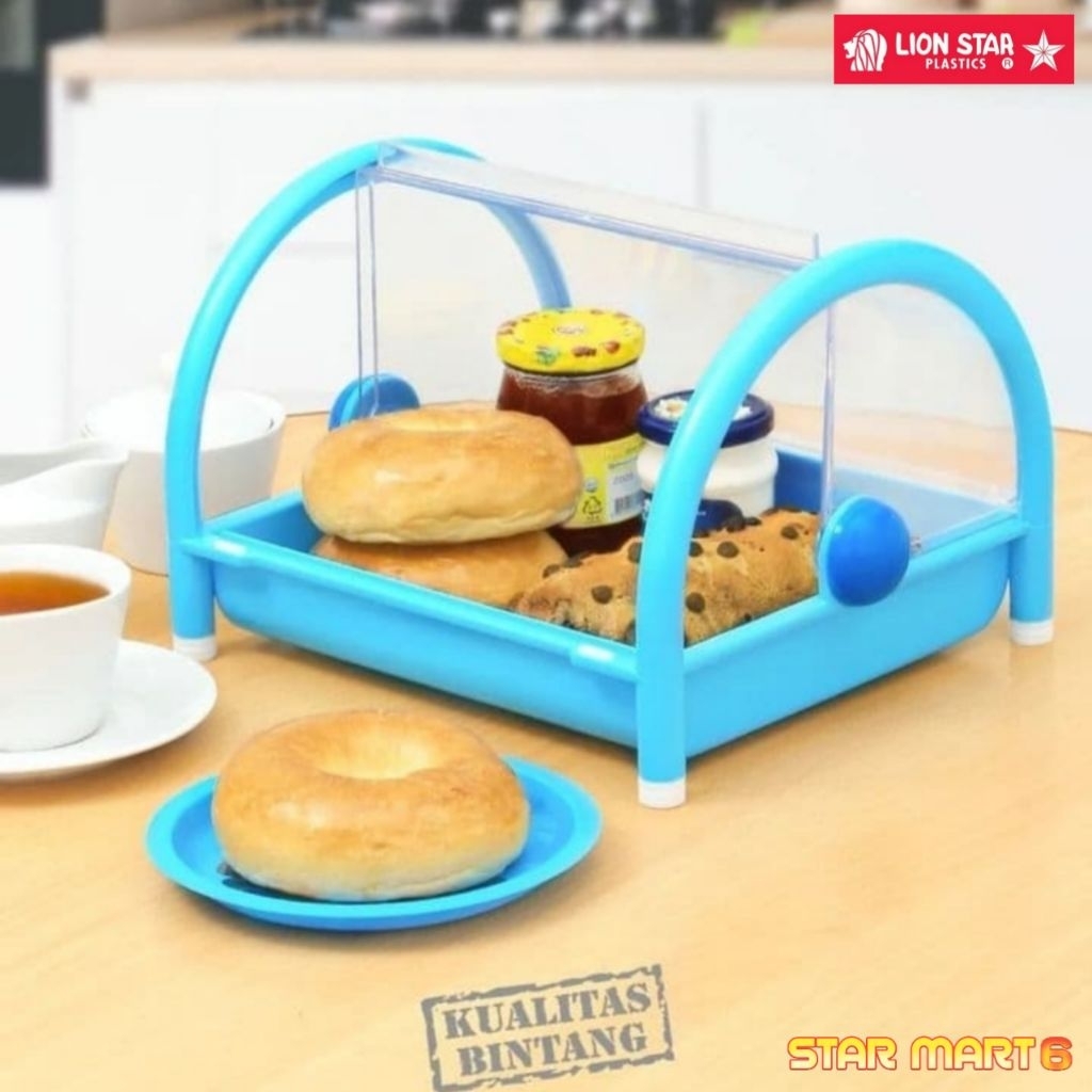 Jual Lion Star Tempat Roti Dengan Tutup Bening Rolly Living Case RL-1 ...