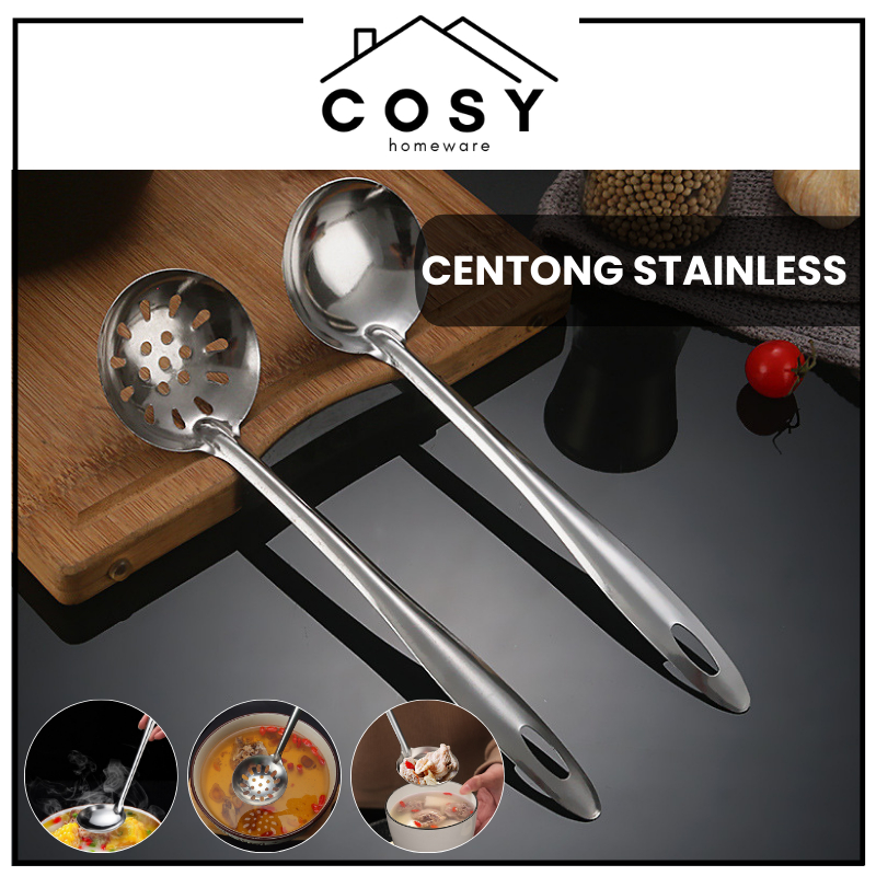 Jual COSY Centong Sayur Stainless Sendok Sup Saringan Sendok Kuah Sayur ...