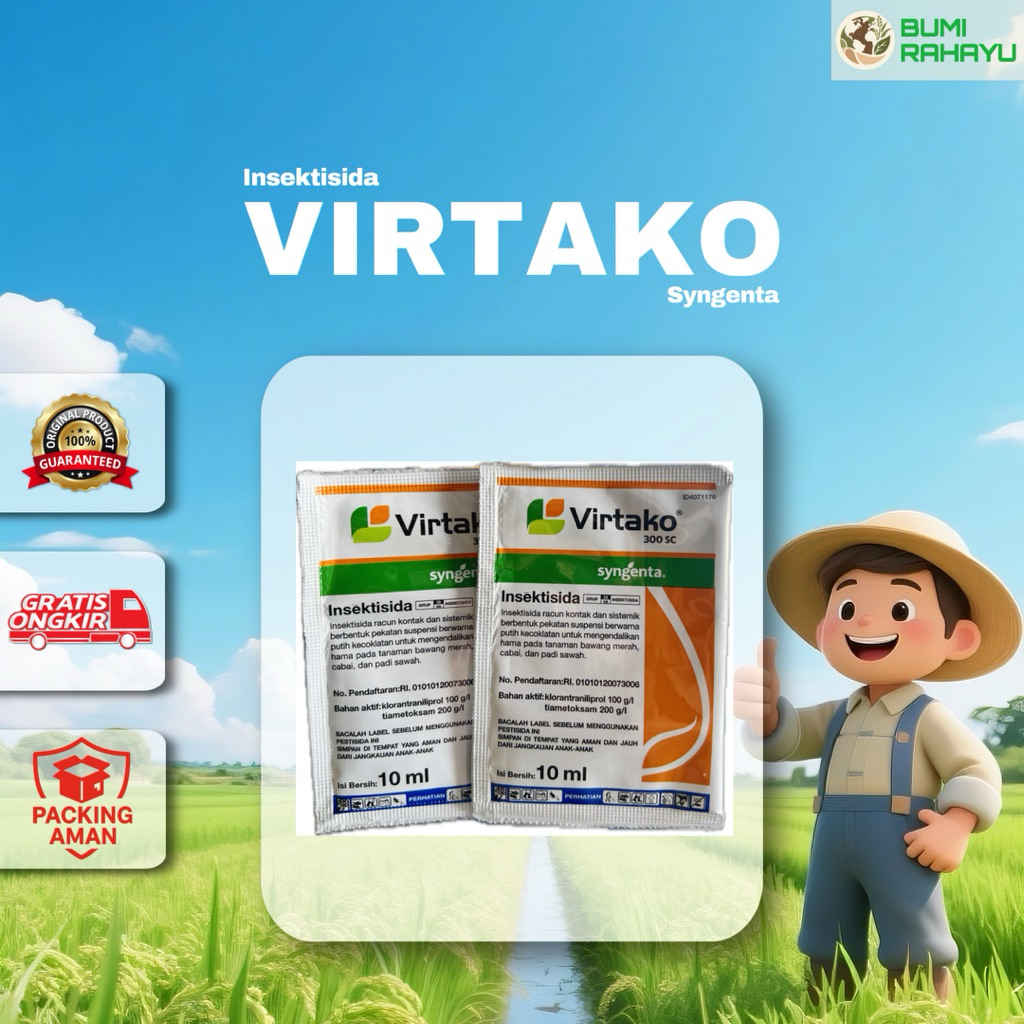 Jual Virtako 10ml ORIGINAL 100% Syngenta - Insektisida Atasi Hama ...