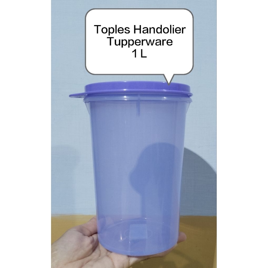 Jual Toples Handolier Canister 1L Tupperware Baru | Shopee Indonesia