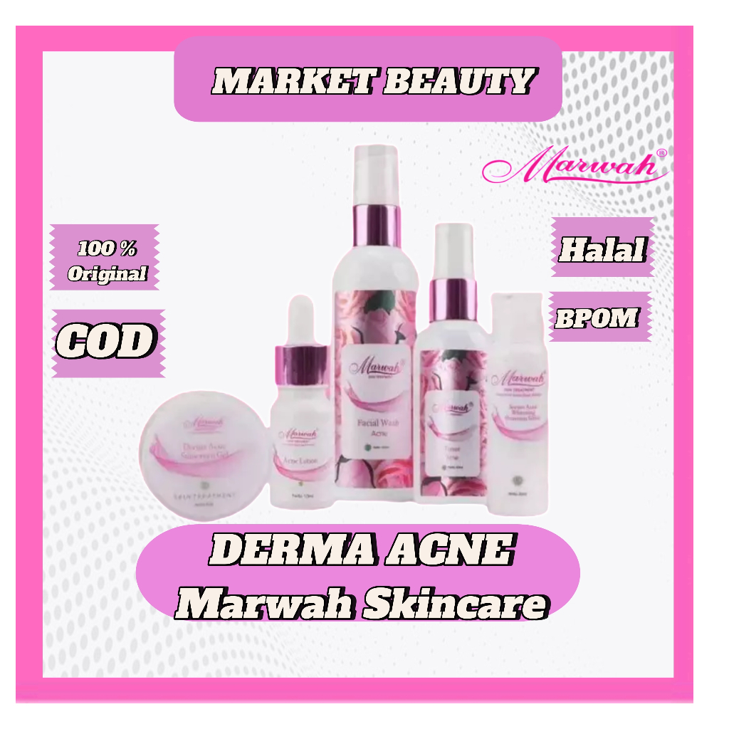 Jual Paket Derma Acne BPOM Kulit Berjerawat Meradang Sensitif Jerawat ...