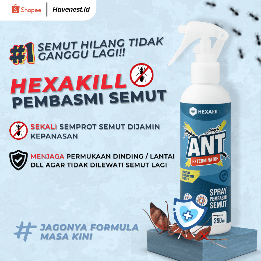 Jual HEXAKILL Obat Semprotan Pengusir Semut Paling Ampuh Spray Anti ...
