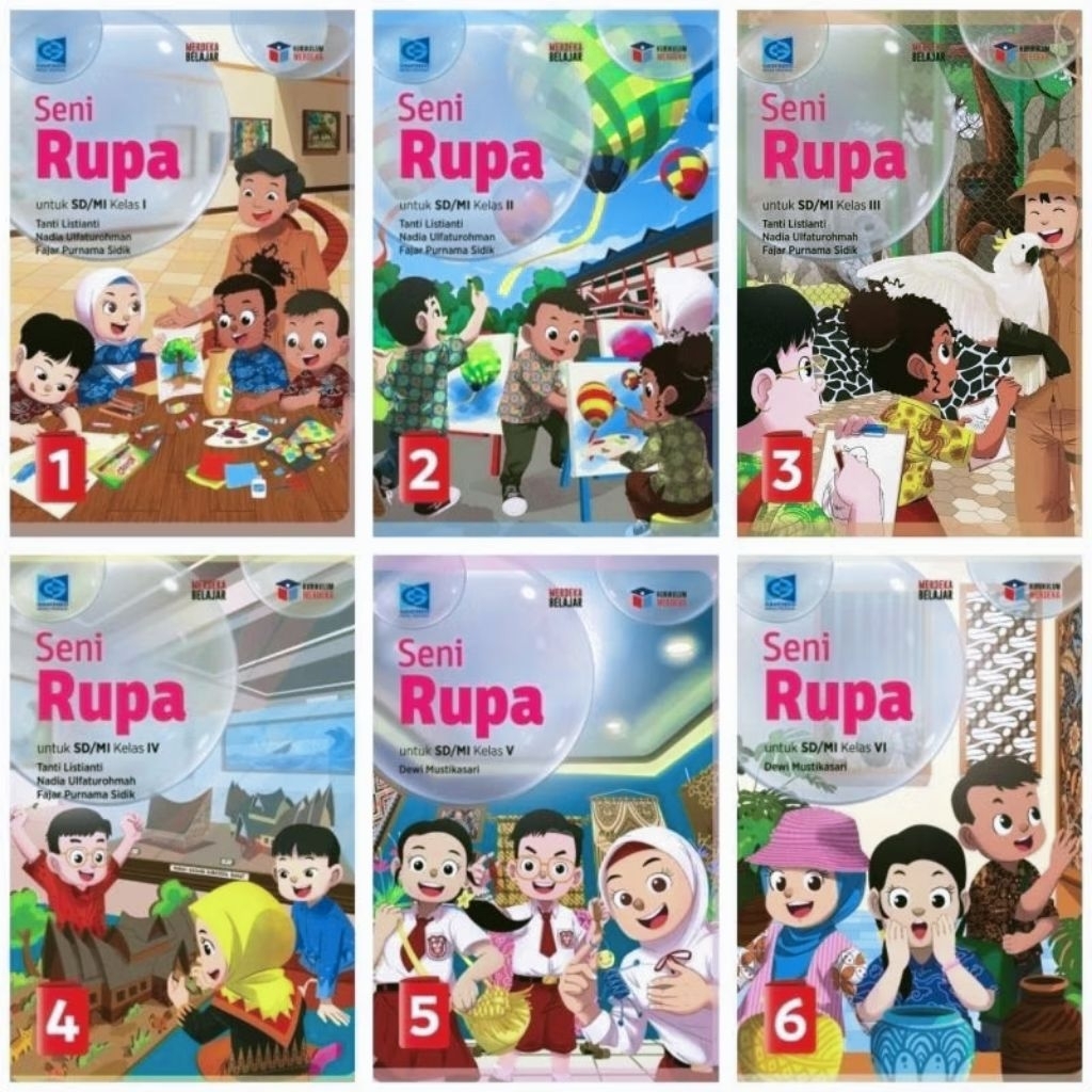 Jual Buku Seni Rupa Grafindo kelas 1-6 SD/MI Kurikulum Medeka | Shopee ...