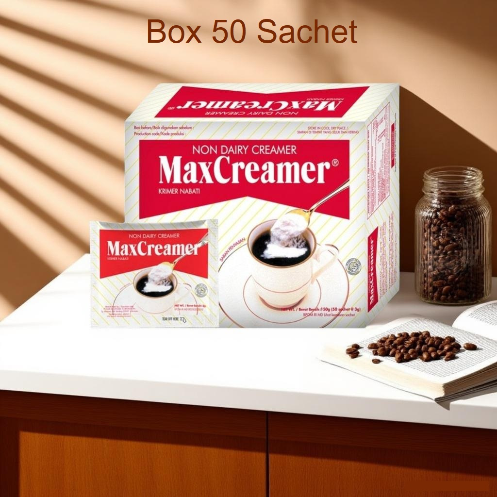 Jual Max Creamer MaxCreamer (Non Dairy Creamer) Krimer Sachet 50pcs (1 ...