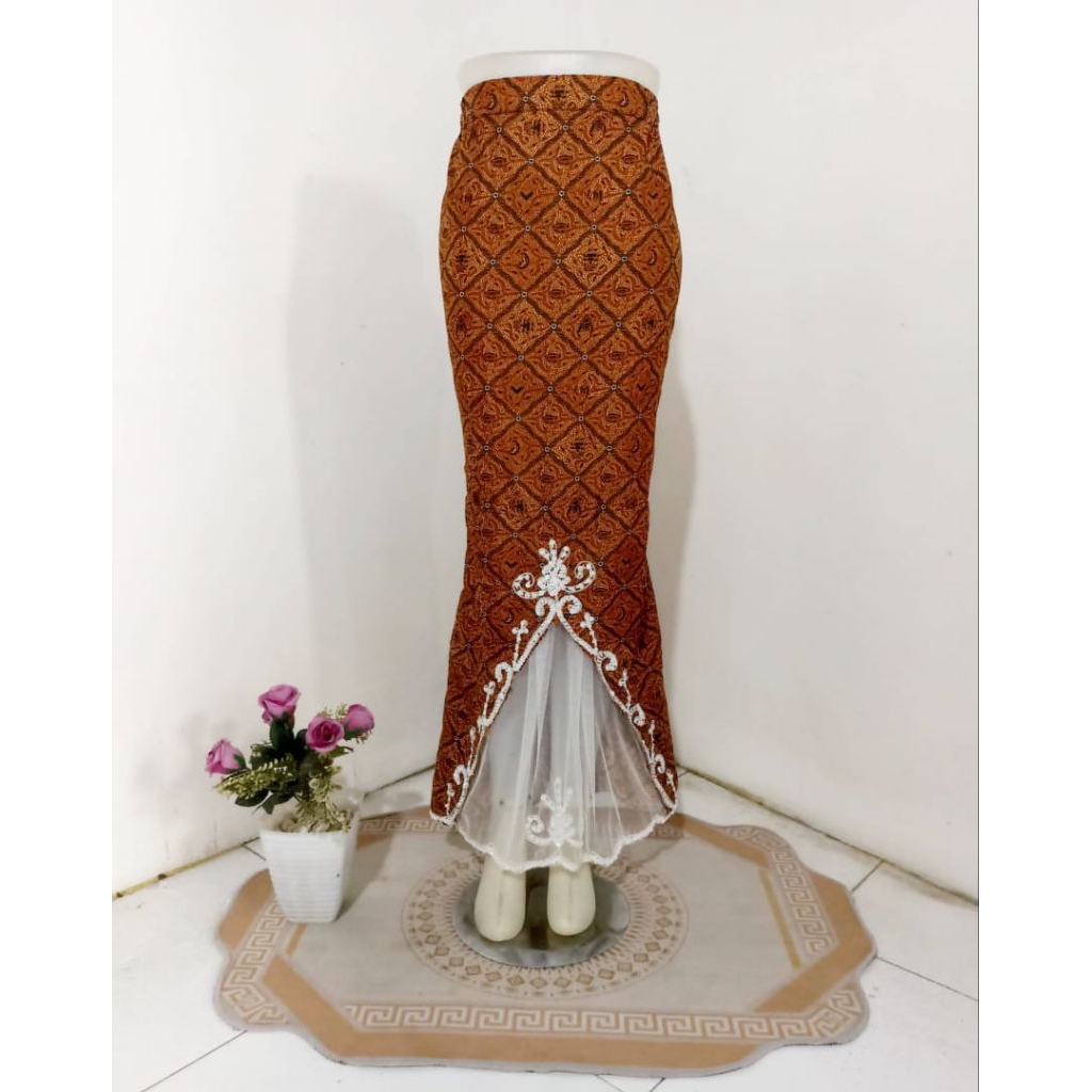 Jual Rok Tirai Dewasa Rok Batik Tile Payet Karya pengrajin Kualitas ...