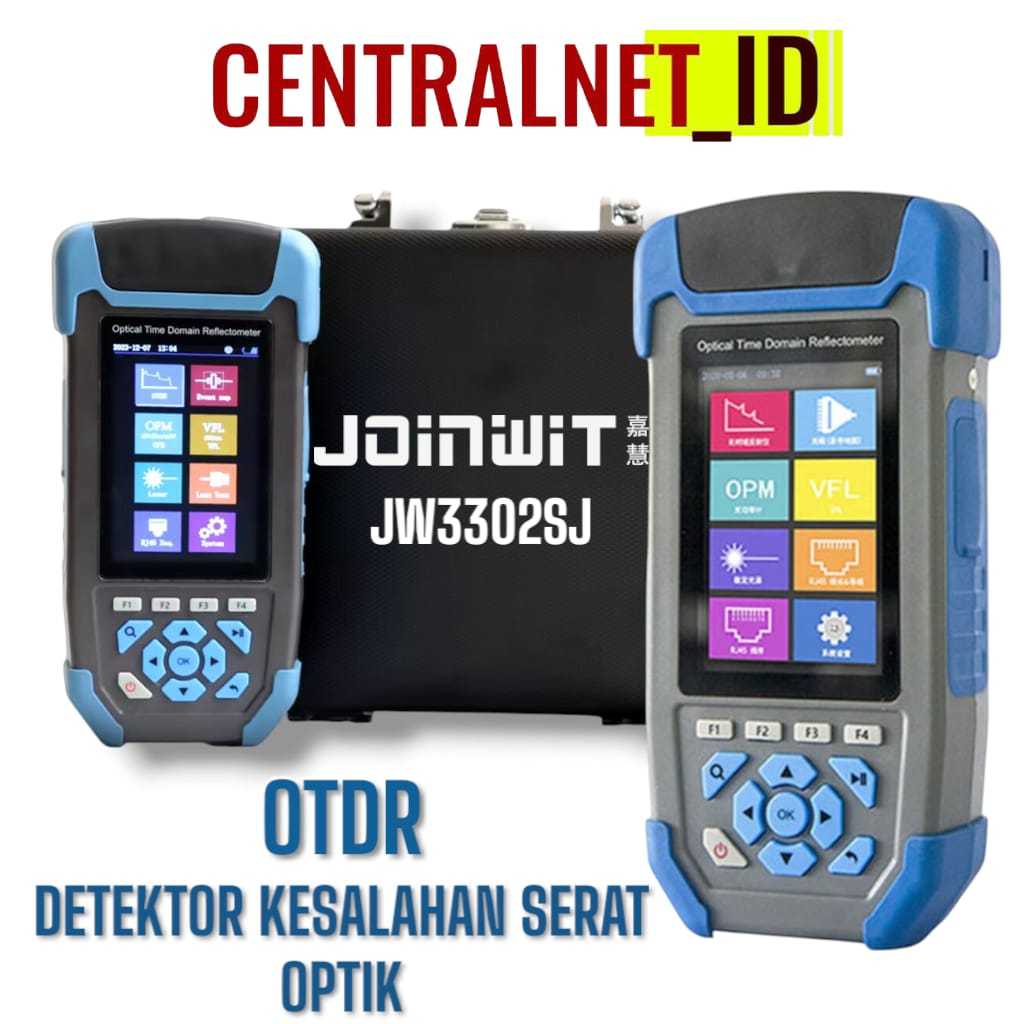 Jual OTDR MINI JOINWIT FIBER OPTIK JW3302SJ / JW3302H - CTR | Shopee ...