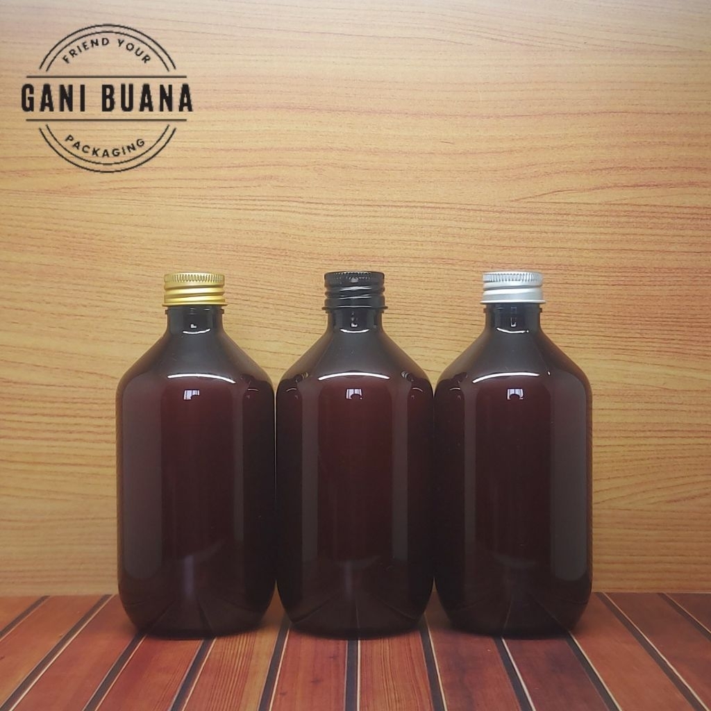 Jual BOTOL URIL 300 ML MADA AMBER/COKLAT TUTUP URIL ALMUNIUM VARIAN ...