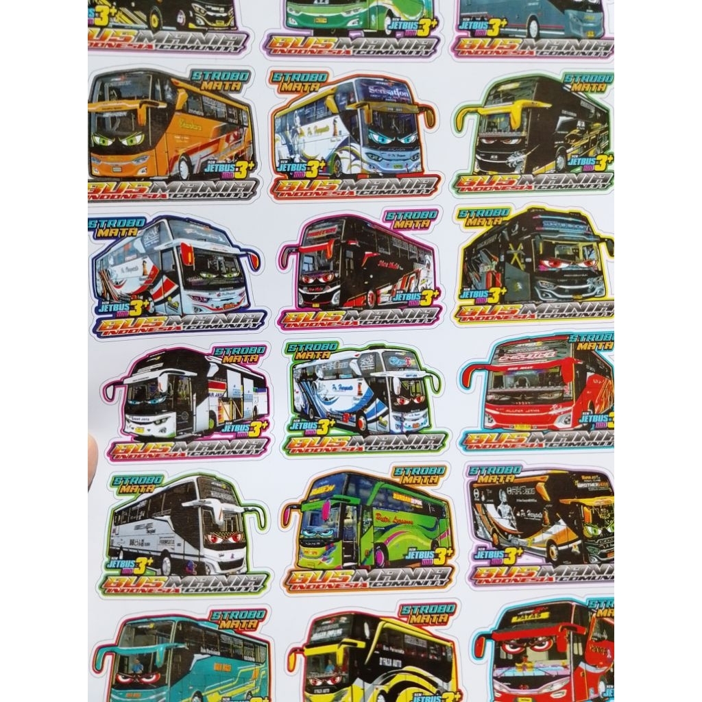 Jual stiker bus/stiker bus basuri/stiker miniatur bus | Shopee Indonesia