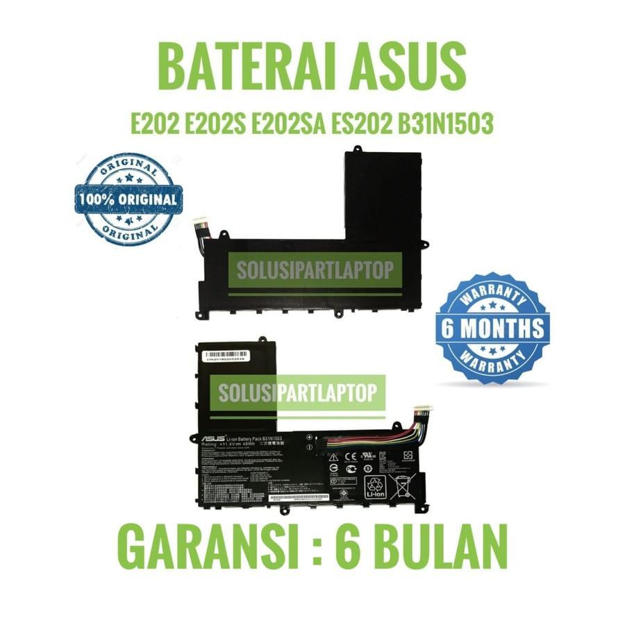 Jual BATERAI LAPTOP ASUS EEEBOOK E202 E202S E202SA B31N1503 ORIGINAL | Shopee Indonesia