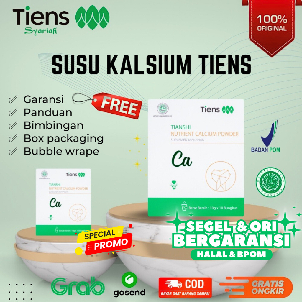 Jual Tiens Nutrient Calcium Powder Susu Tianshi High Super Calsium ...