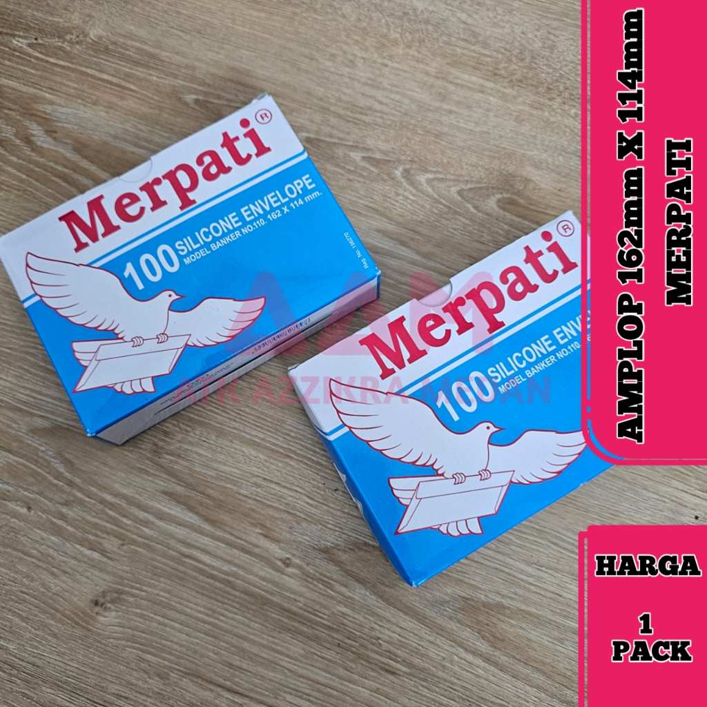 Jual Amplop Merpati Putih No.110 Isi 100 Lembar Ukuran 162x114mm ...