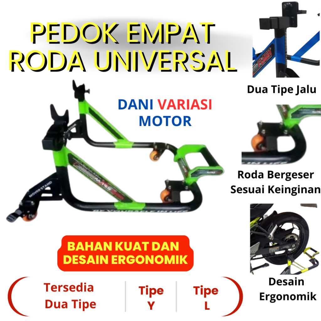 Jual Paddock Roda Empat Ninja R15 GSX CBR Satria FU ER 6f MT ZX 25R ...