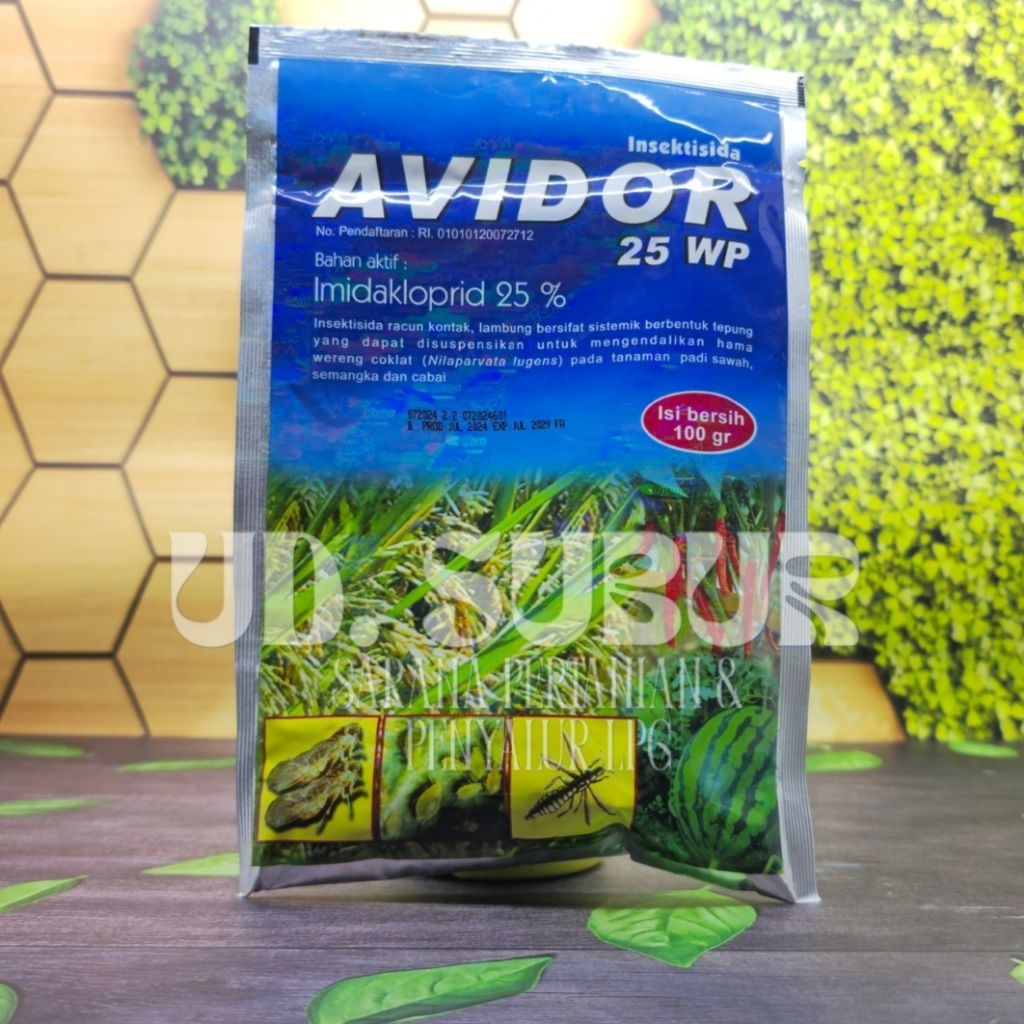 Jual INSEKTISIDA AVIDOR 25 WP (berat bersih: 100gram). Untuk ...