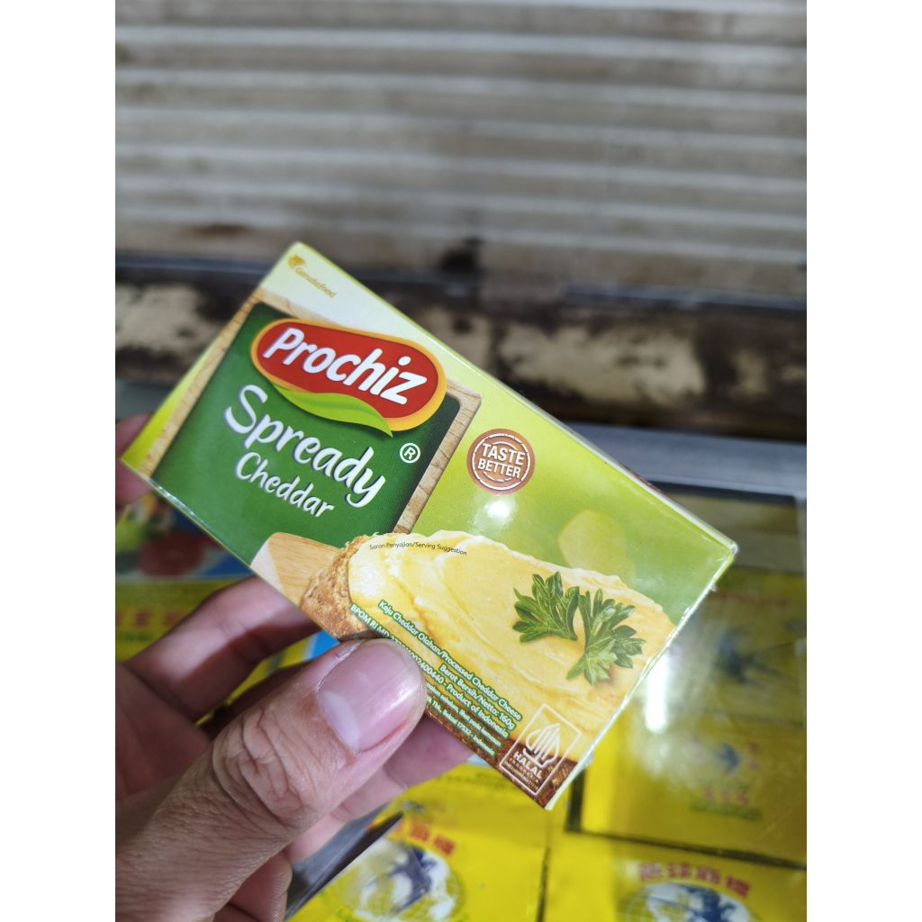 Jual prochiz spready keju oles cheddar 160gr 160 gr | Shopee Indonesia