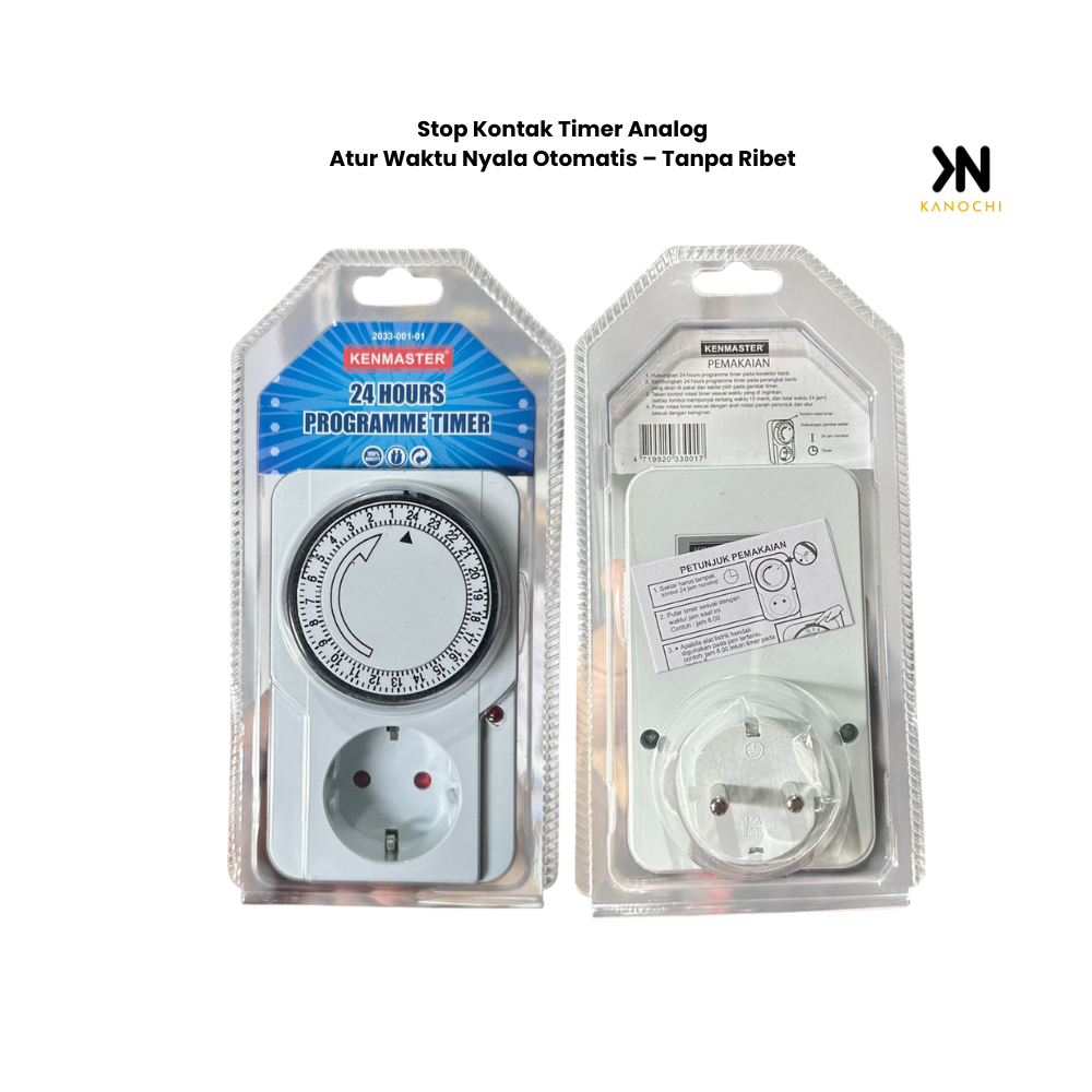 Jual Stop Kontak Timer Listrik Timer Analog Kenmaster 24 jam | Shopee ...