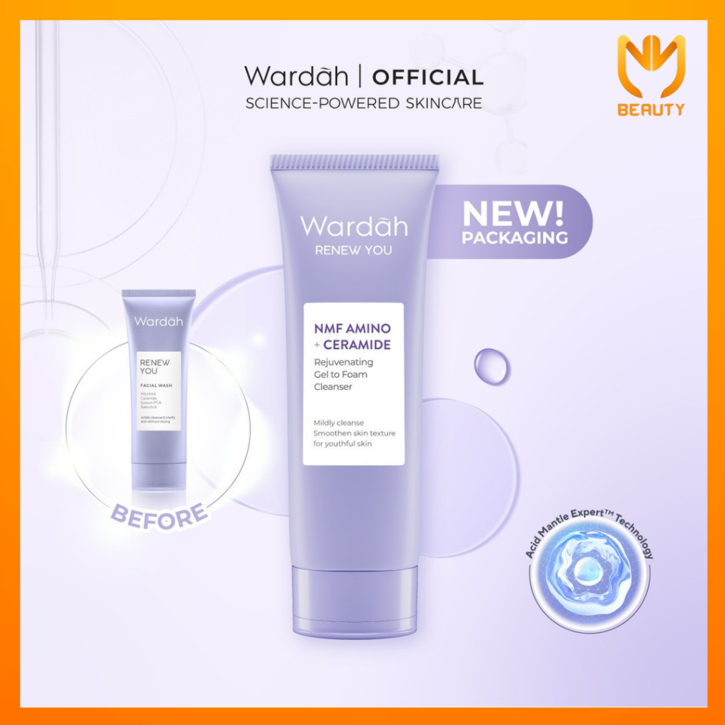 Jual -MMBEAUTYMART- Wardah Renew You Anti Aging Facial Wash 100 ml ...