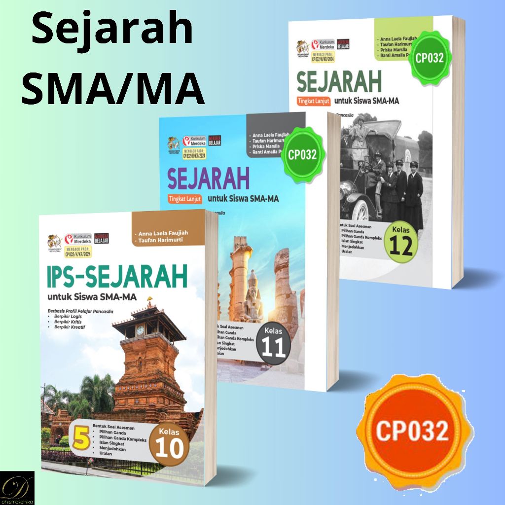 Jual Buku Sejarah Umum/Lanjutan SMA Kelas 10/X/11/XI/XII/12 Kurikulum Merdeka CP 032-Anna ...