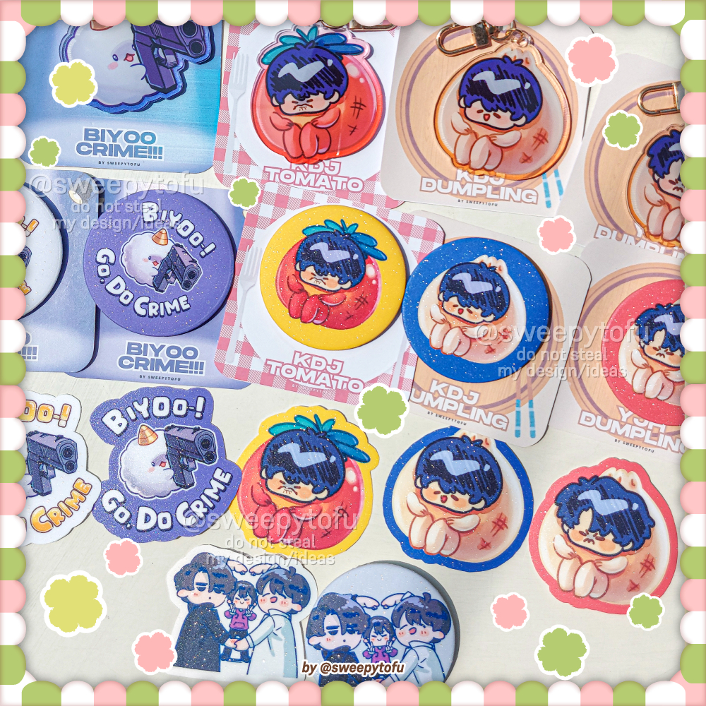 Jual ORV Keychain | Badge pin | Glitter Sticker Omniscient readers ...